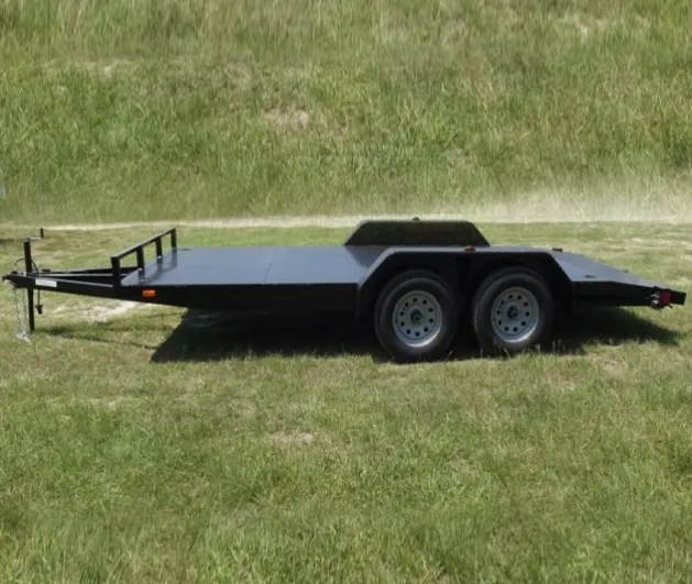 16ft Open Car Trailer – Black – WMS Equipment Rentals
